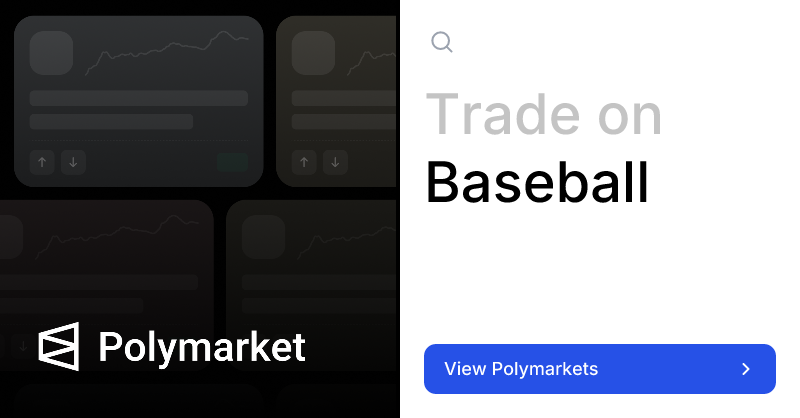 Baseball Predictions & Real-Time Odds | Polymarket