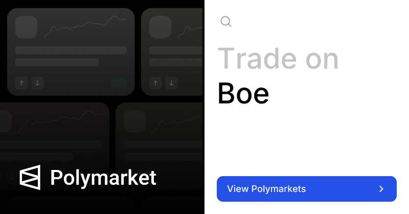BOE Predictions & Real-Time Odds | Polymarket